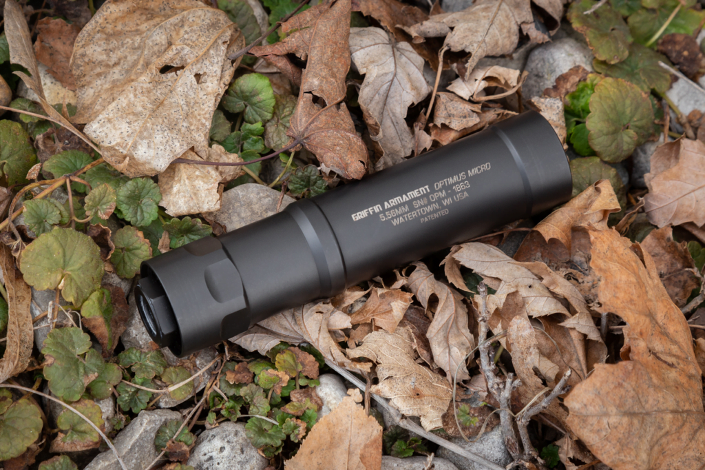 GRIFFIN ARMAMENT OPTIMUS MICRO 5.56MM 22LR SUPPRESSOR - Centerfire Reserve