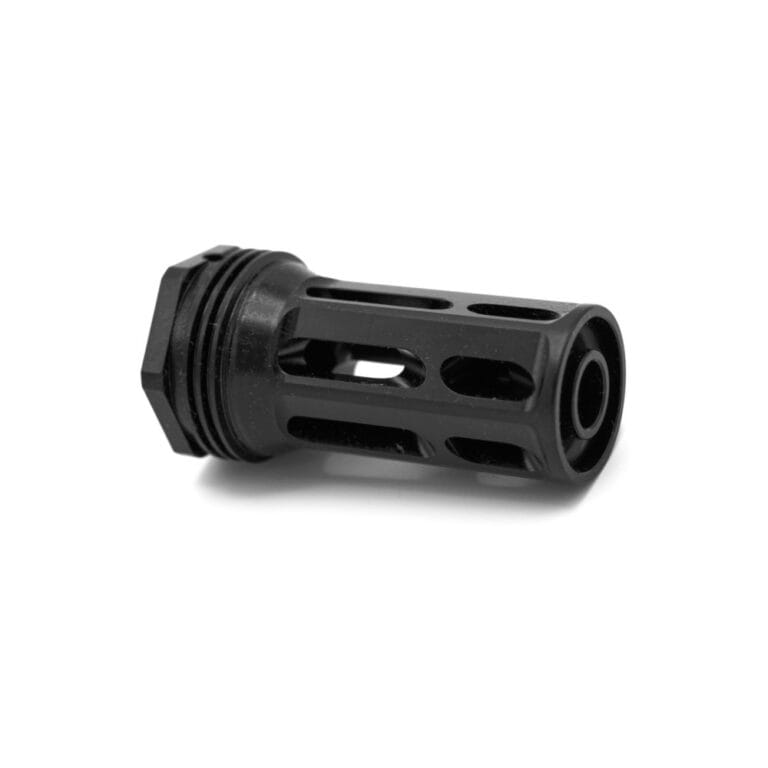 HUXWRX FLOW 556 Ti SUPPRESSOR W/ FLASH HIDER - BLACK - Centerfire Reserve