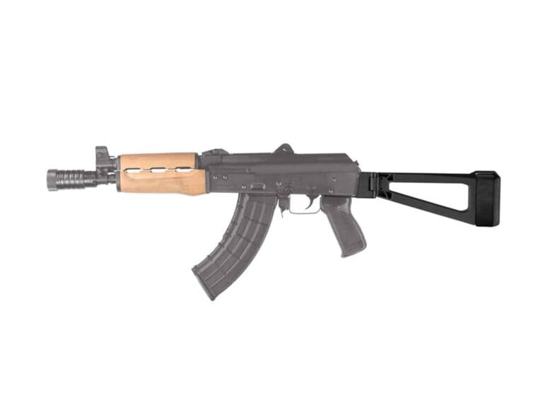 SB TACTICAL AKTF™ PISTOL BRACE TRIANGULAR SIDE FOLDING FOR AK- BLACK ...