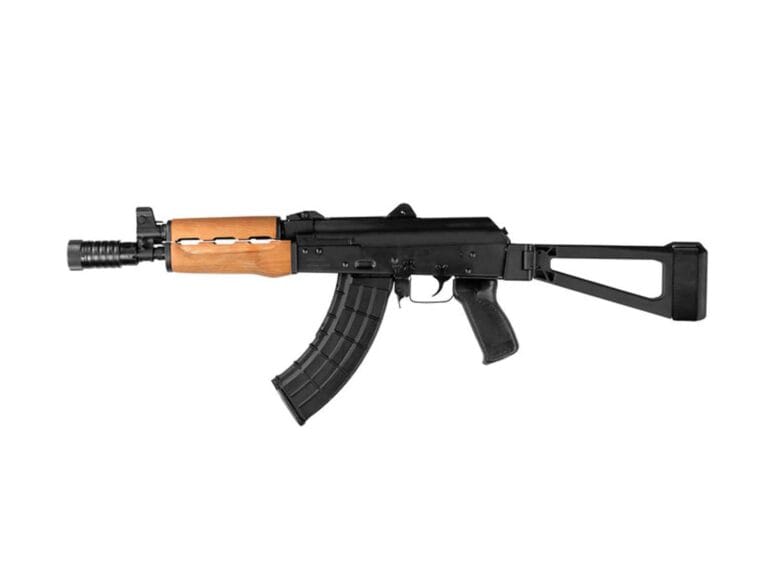 SB TACTICAL AKTF™ PISTOL BRACE TRIANGULAR SIDE FOLDING FOR AK- BLACK ...
